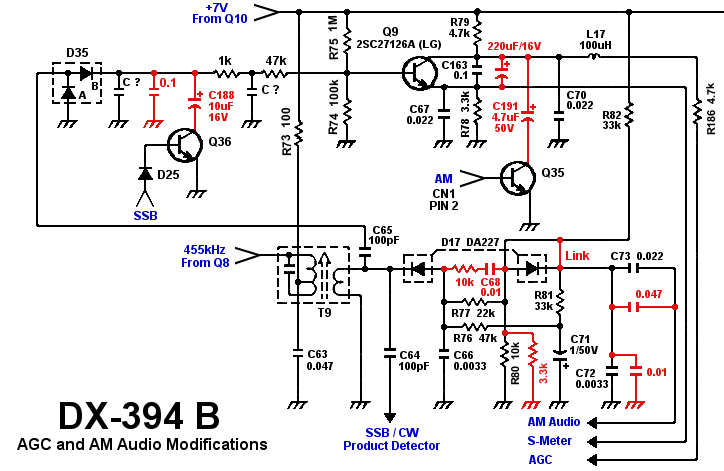 Monitor Internet - Radio Modifications - DX-394 - AGC and AM Audio Mods